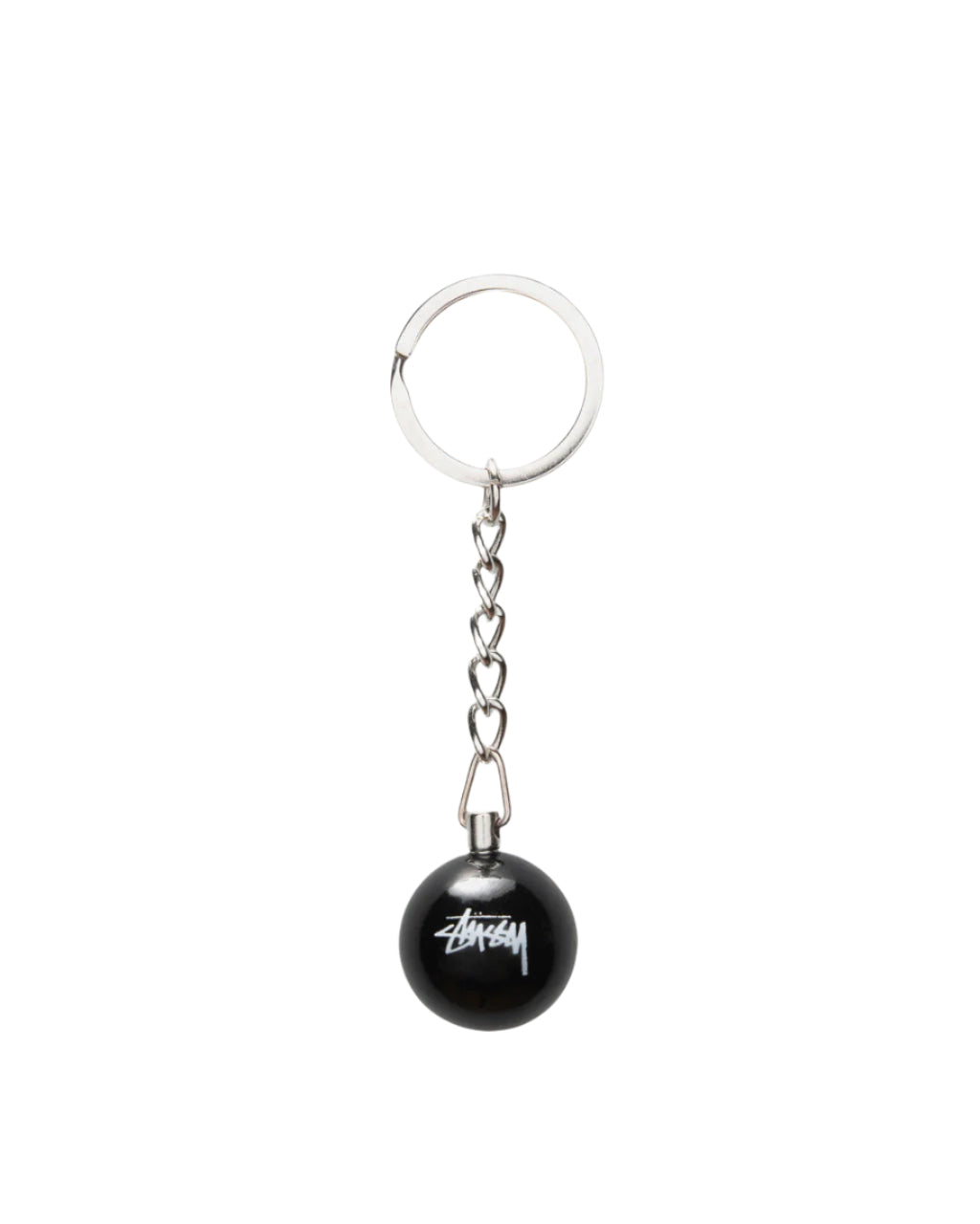 Stussy 8 Ball Keychain Black