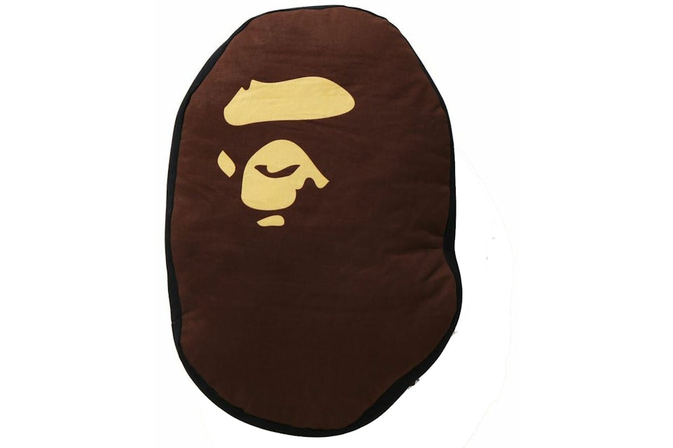 BAPE Ape Head Cushion Brown/Black