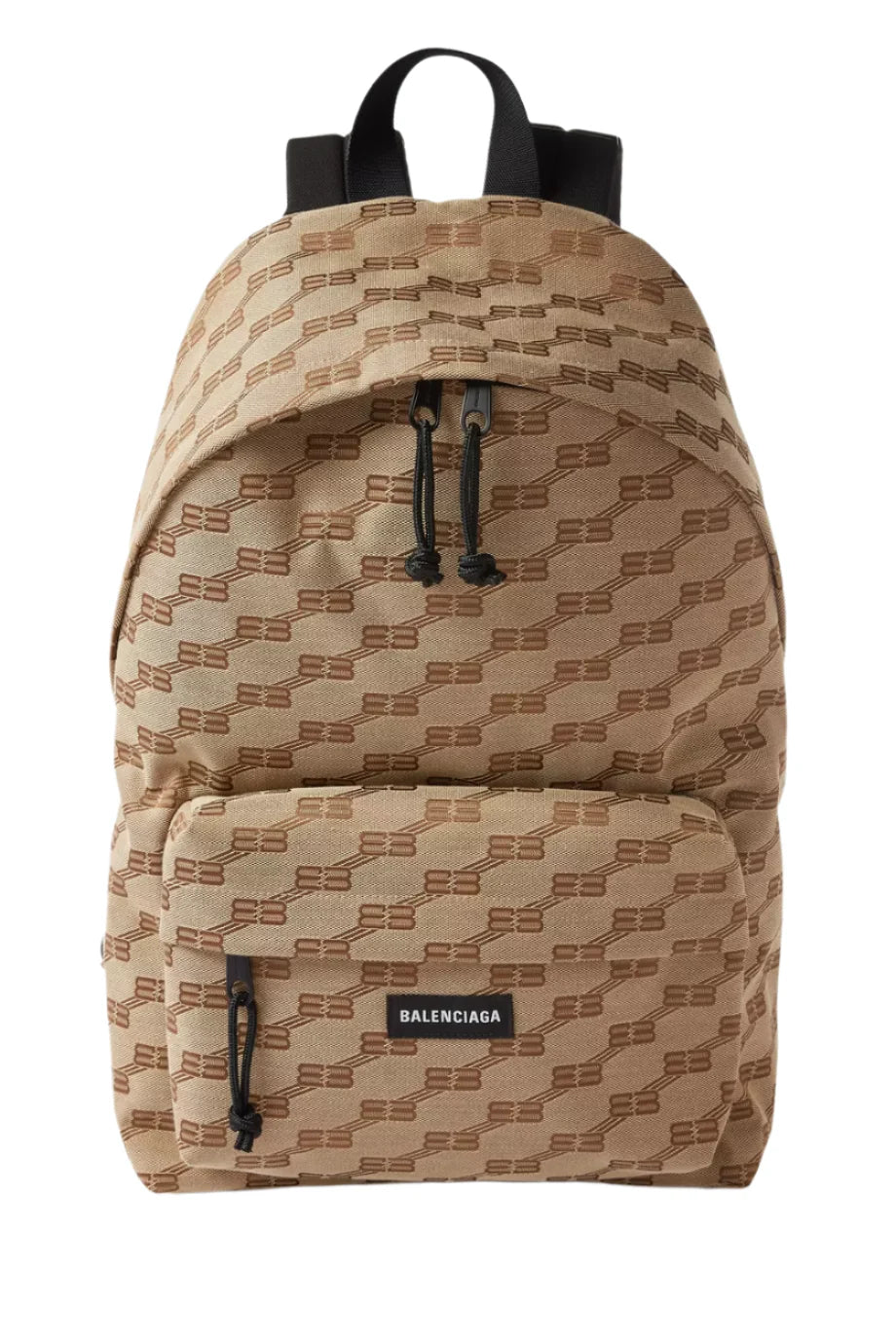 Balenciaga Signature Backpack in BB Monogram Coated Canvas Beige