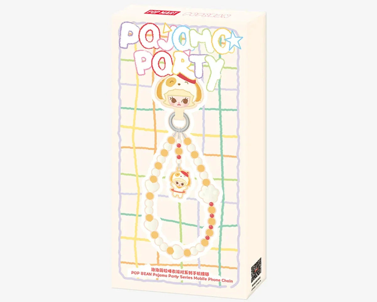 Popmart Pop Bean Pajama Party Mobile Phone Chain