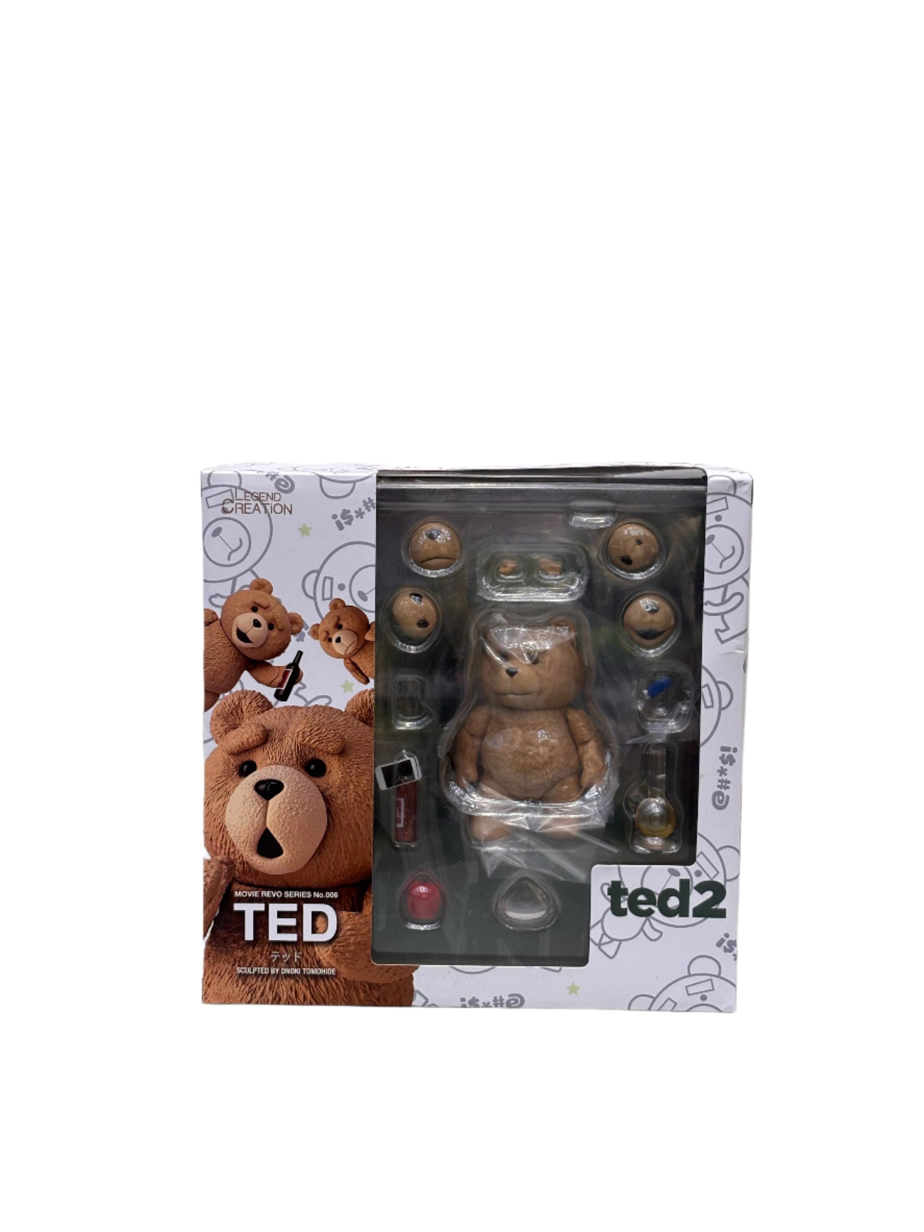 Ted 2 Amazing Yamaguchi Teddy Bear Ted Action Figure Movie Revo 15cm