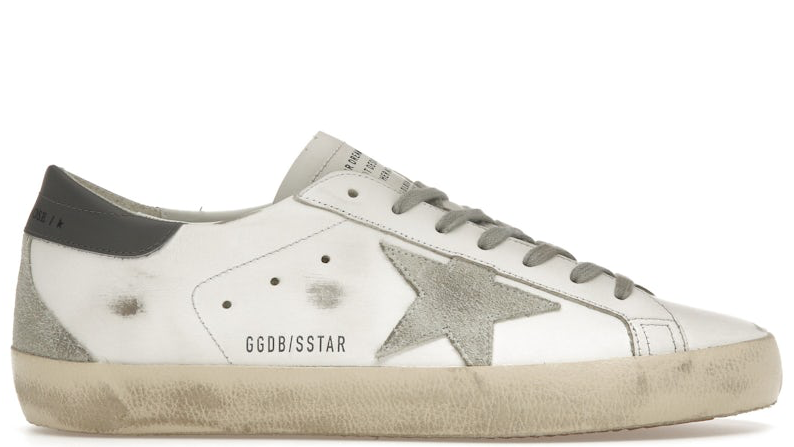 Golden Goose Super-Star White Grey