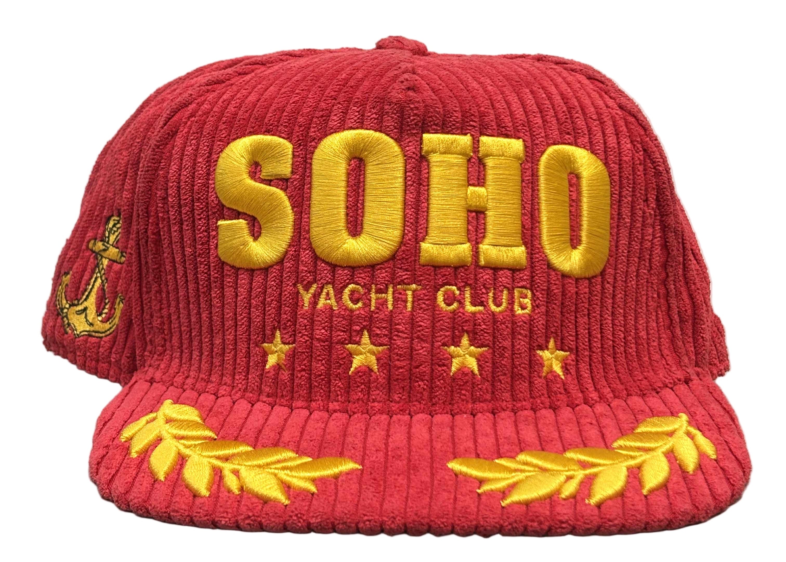 Corteiz Soho Yacht Club Crtz Cap Red