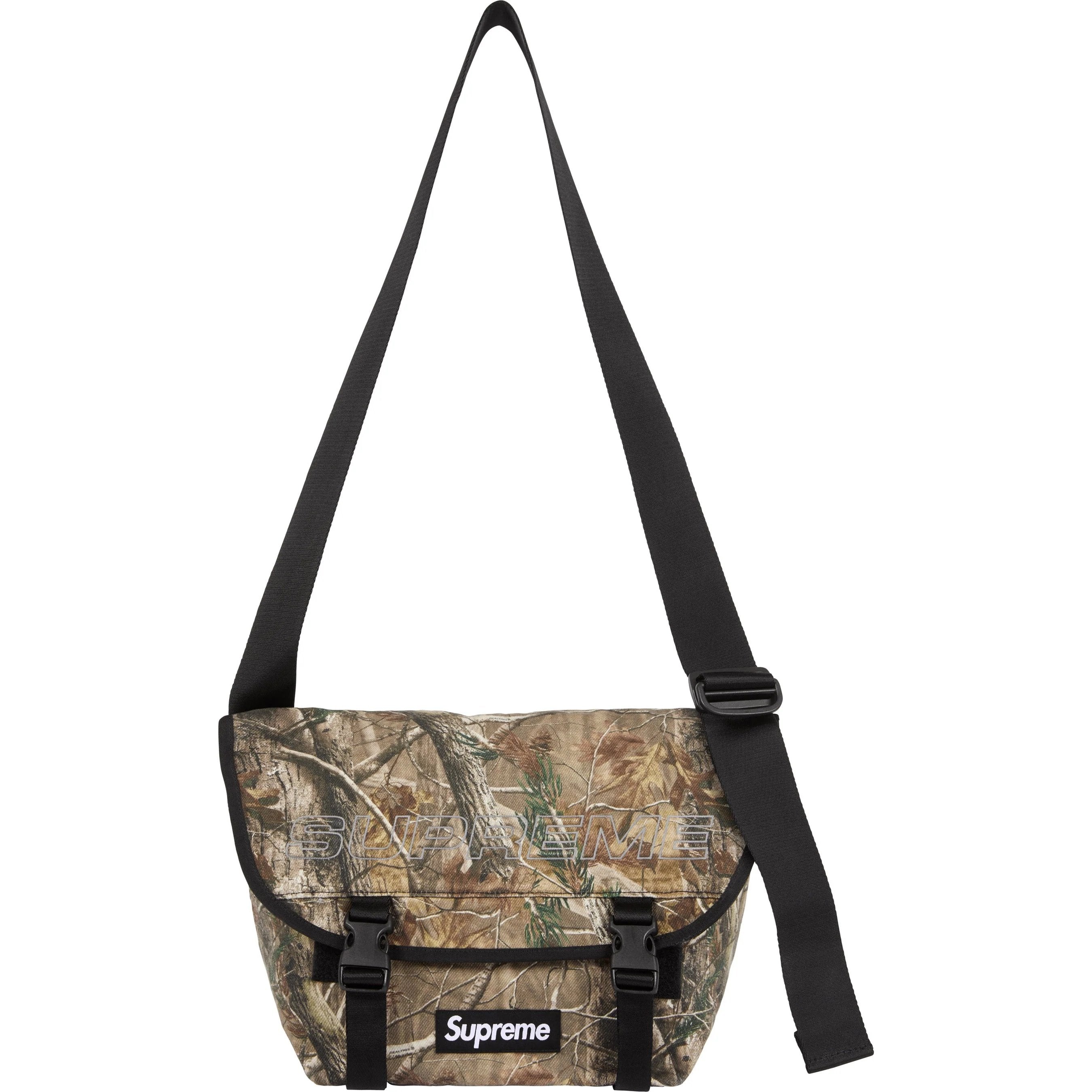 Supreme Denim Messenger Bag Realtree AP Camo