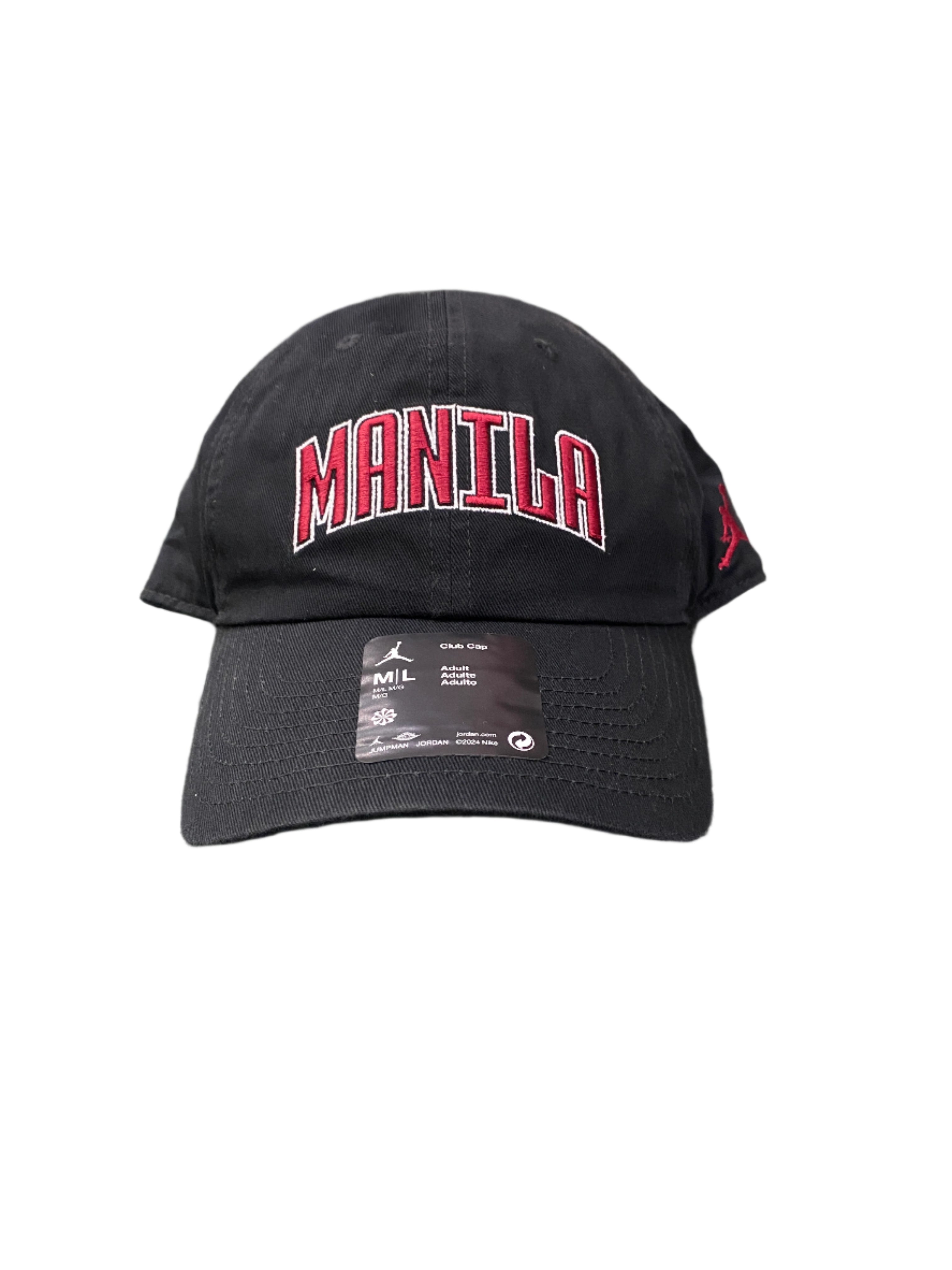 Jordan Club Unstructured Manila Hat Black