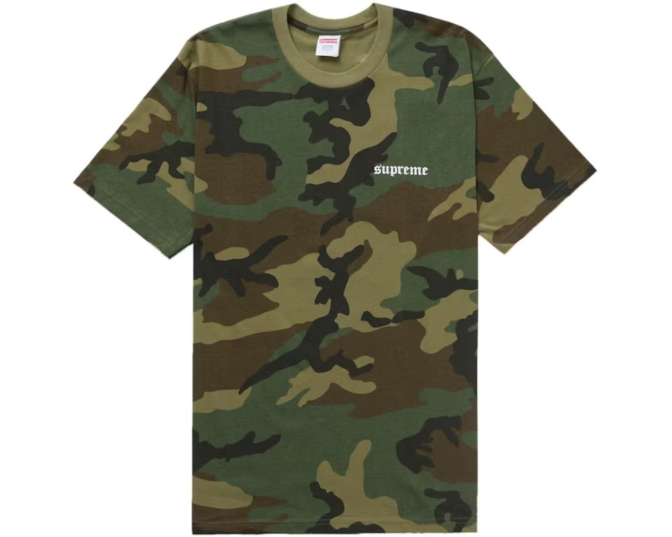 Supreme Target Tee Woodland Camo