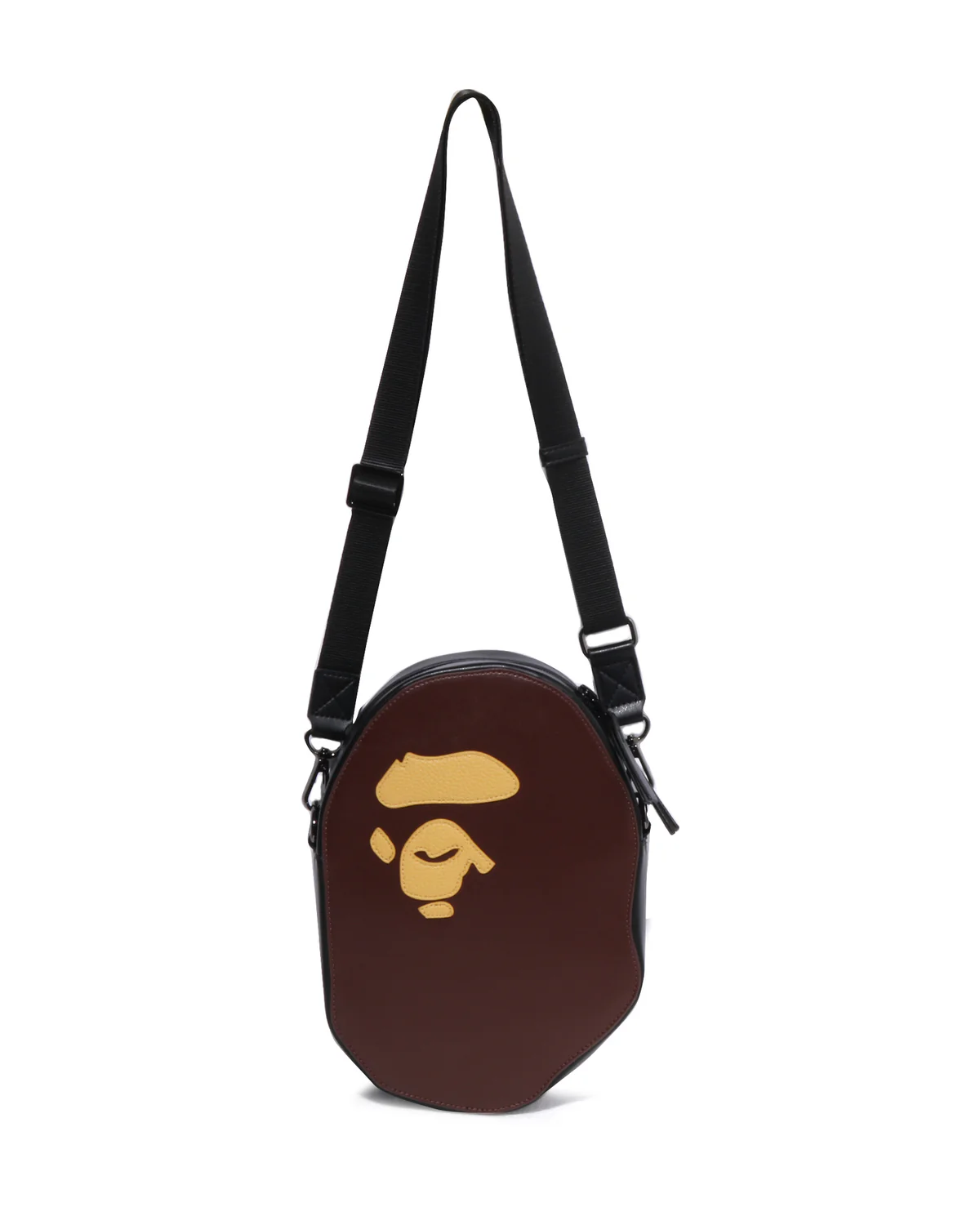 Bape Ape Head Shoulder Bag Brown