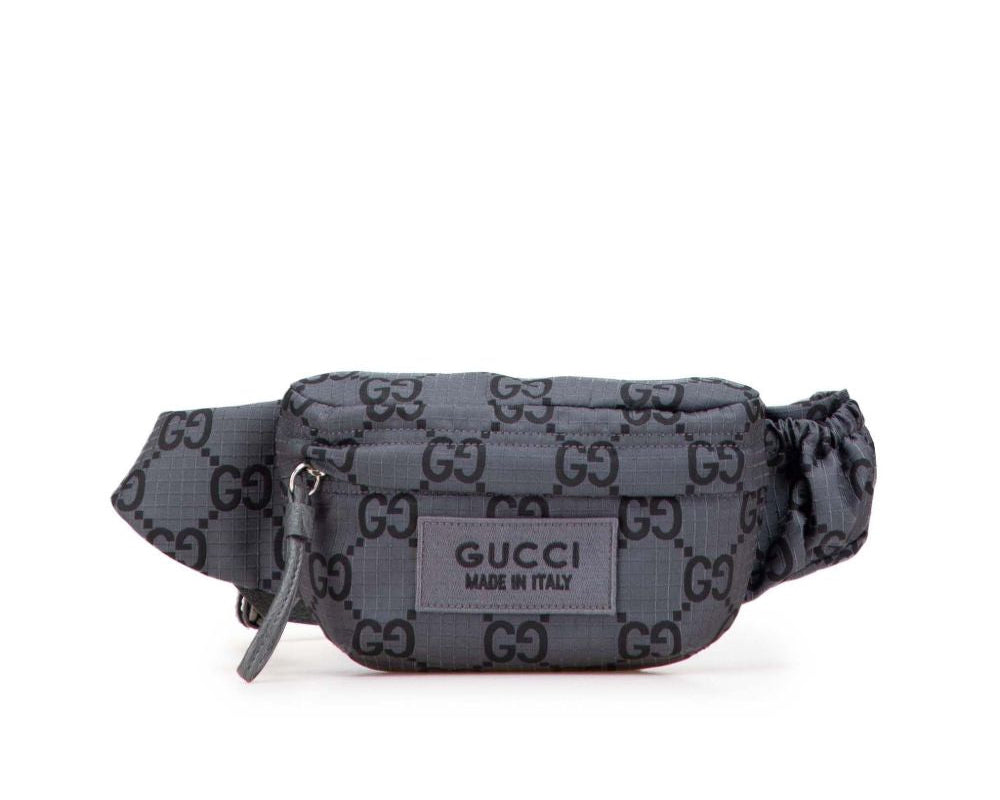 GUCCI GG Nylon Ripstop belt bag Gray
