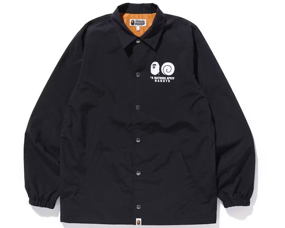 BAPE x Naruto Coach Jacket Black