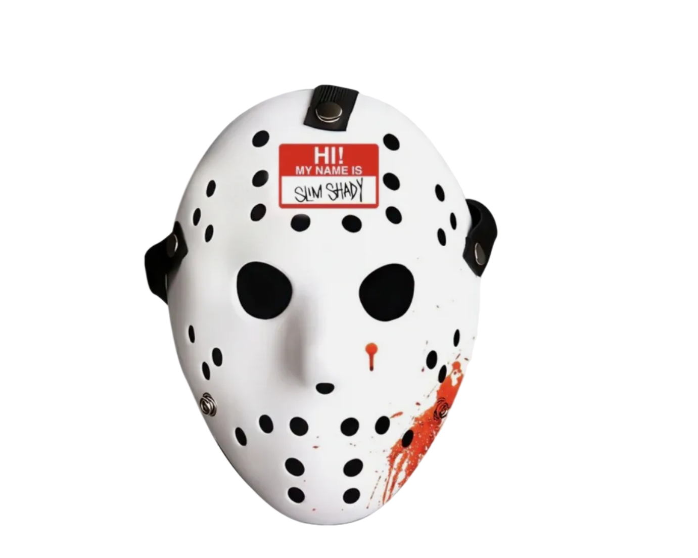Eminem Slim Shady Hockey Mask “Hi My Name Is” Hockey Mask IN HAND