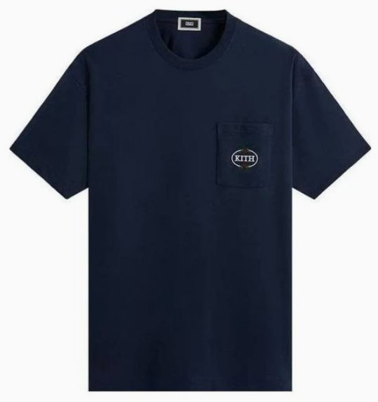 Kith NY Rose Pocket Tee Nocturnal